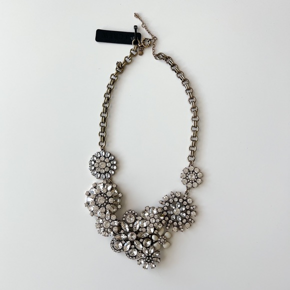 J. Crew | Jewelry | J Crew Flower Lattice Necklace | Poshmark